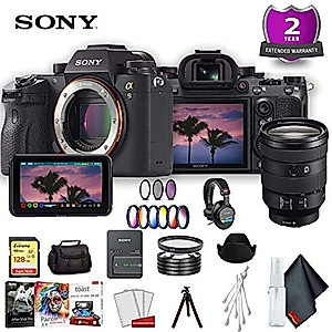 Sony Alpha a9 Mirrorless Digital Camera (Body Only) (International Model) Advanced Accessory Bundle w/ 24-105mm Lens + Recording Monitor