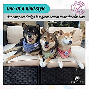 KN FLAX Aegis Calming Clip for Dogs, Anxiety Relief Pheromone Diffuser [Made in Korea], Lasts 60 Days, Reducing Stress During Loud Noises and Separation for All Small, Medium and Large Dog (with U)