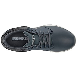 Skechers Women's Elite 4 Hyper Burst Waterproof Spikeless Golf Shoe, Slate, 6