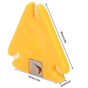 Dilwe Fishing Coated Braid Stripper, Fishing Coated Braid Stripper Tool Line Coated Removal Tool Line Cutter Fishing Accessory(Orange)