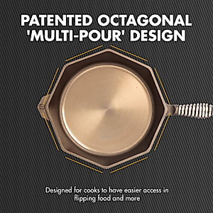 FINEX 12" Cast Iron Skillet, Modern Heirloom, Handcrafted in The USA, Pre-Seasoned with Organic Flaxseed Oil