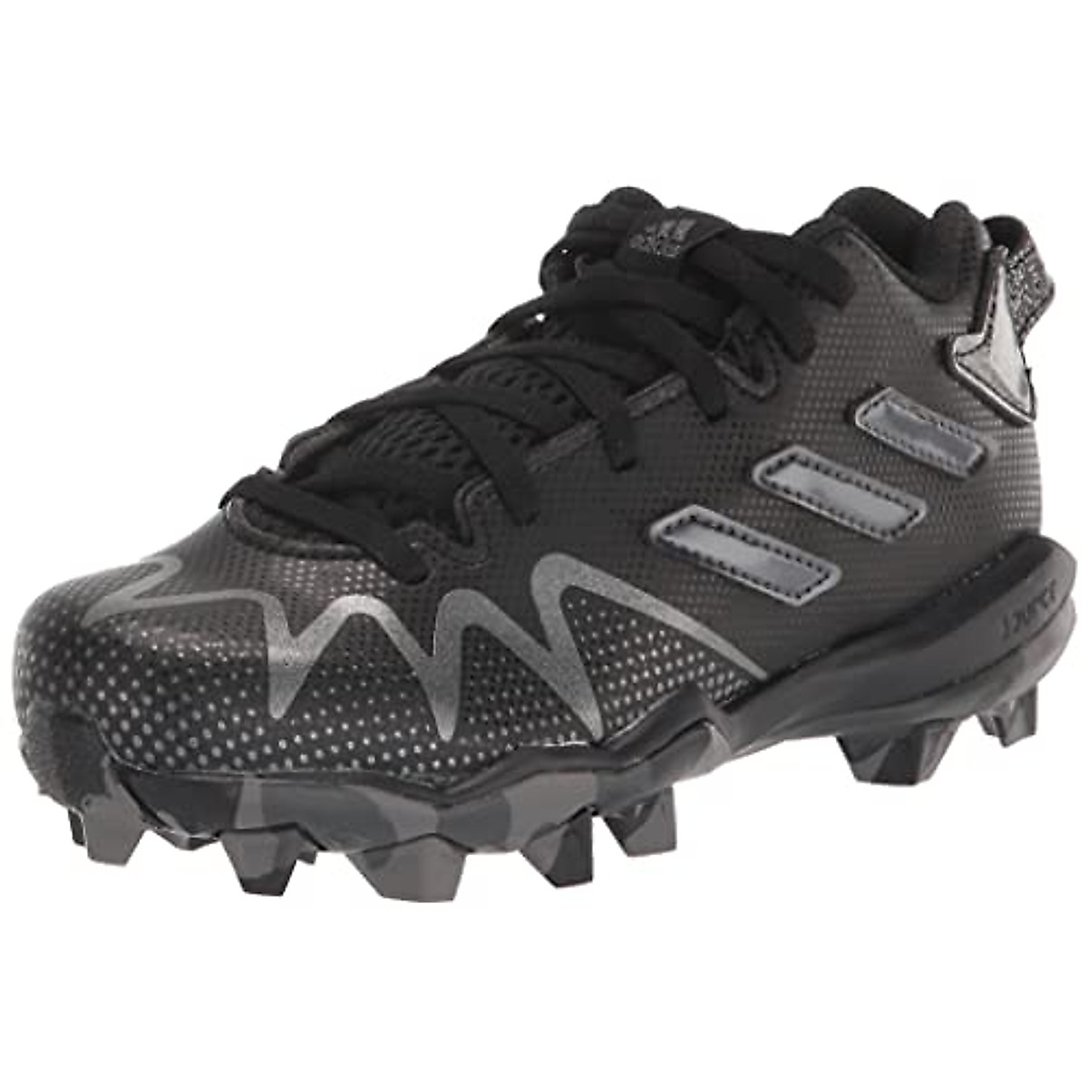 adidas Freak Spark MD-Team Football Shoe, Black/Night Metallic/Black, 13 US Unisex Little Kid