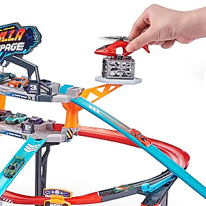 Metal Machines Gorilla Rampage Garage Track Set Vehicle Playset with Mini Toy Racing Car by ZURU Cars Play Set Compatible with Other Brands