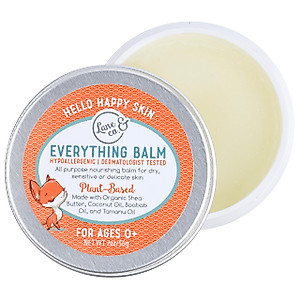 Lane & Co Everything Balm - Plant-Based Baby Care Balm for Diaper Rash, Cradle Cap, Chapped Lips, Dry Skin - Ideal for Sensitive, Delicate Newborn Skin - Suitable for Babies, Kids, Mothers, Adults