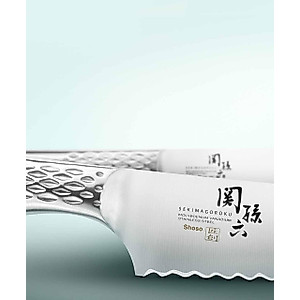 Kai KAI AB5168 Nakiri Kitchen Knife, Seki Magoroku Artisan 6.5 inches (165 mm), Made in Japan