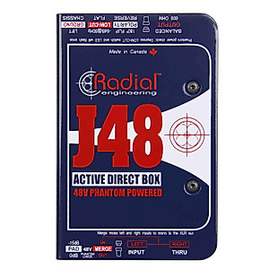 Radial J48 MK2 48V Phantom Power Active Direct Box