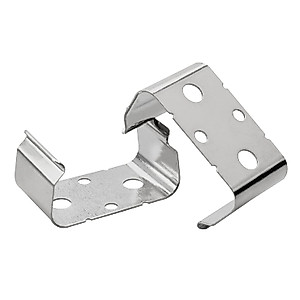 ZZLZX 6PCS Metal 9-Volt Battery Clips Battery Holder Clip AA Double Battery Holder Fixing Clip Instrument Battery Clips