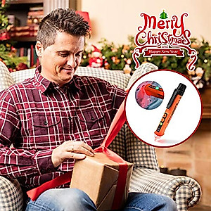 PEAKMETER Non Contact Voltage Tester Pen, Electrical Tools Electrical Tester 12-1000V AC Outlet Tester Voltage Measuring Tool with LED Flashlight, Alarm Mode, Live/Null Wire Judgment Circuit Tester