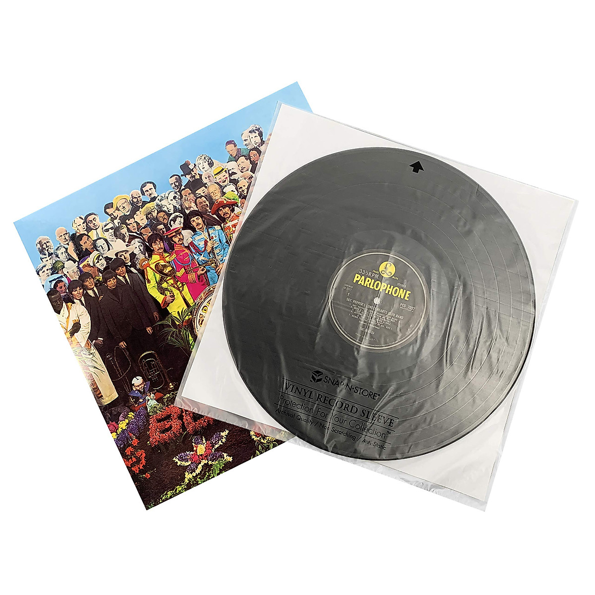 Snap-N-Store Vinyl Records Sleeves, Pack of 25 (SNS02073)