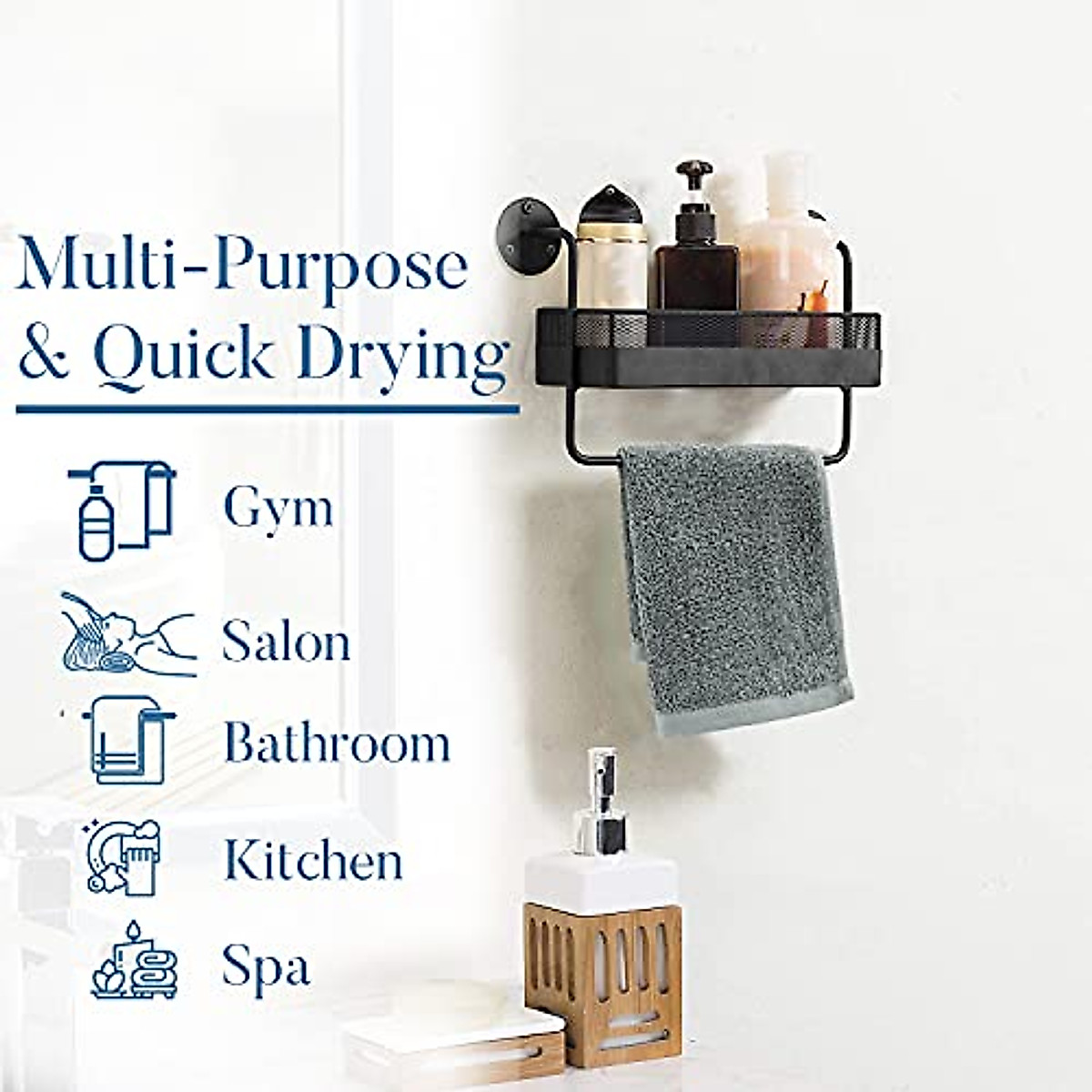 DAN RIVER 100% Cotton Washcloths 24 Pack Premium Quality Face and Body Cloth, Quick Dry and Highly Absorbent Essential Towels for Bathroom, Hand, Kitchen and Cleaning | 12x12 in | 400 GSM (Gray)