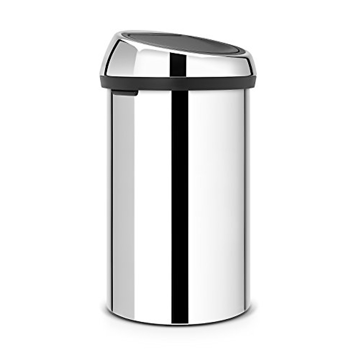 Brabantia 402609 Touch Trash Can, 16 gallon/60 L, Brilliant Steel