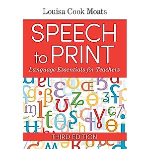 Speech to Print: Language Essentials for Teachers