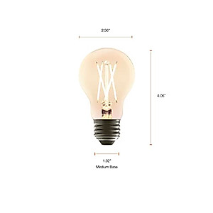 Great Value LED General Purpose Medium Base, A19 60W, Clear Glass, 12 pk.