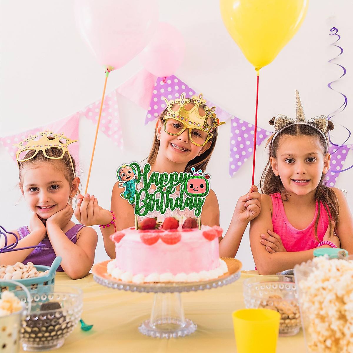 Seyal® Cocomeln Happy Birthday Cake Topper