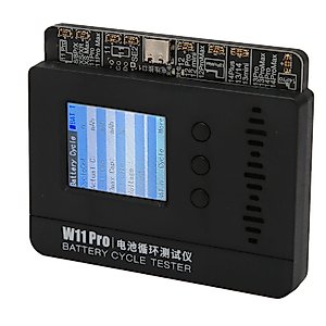 Battery Cycling Machine Tester, Phone Battery Repair Module Plug and Play 100-240V Supports Dual Operation Mode 1.8 Inch TFT Screen for Phone Batteries (US Plug)
