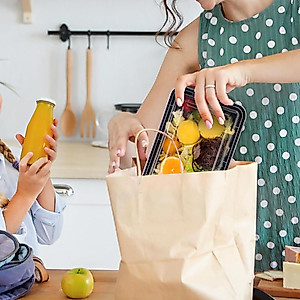 BNNIUCWE 15 Pack 28 Oz Reusable Meal Prep Containers with Lids/Food Storage Containers/Takeaway Disposable Lunch Boxes Leakproof | Dishwasher Freezer Microwave Safe/One Compartment