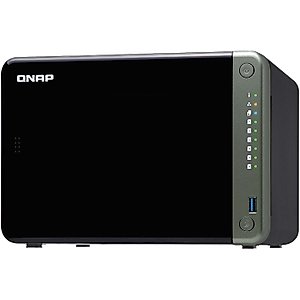 QNAP TS-653D-8G 6 Bay NAS for Professionals with Intel® Celeron® J4125 CPU and Two 2.5GbE Ports