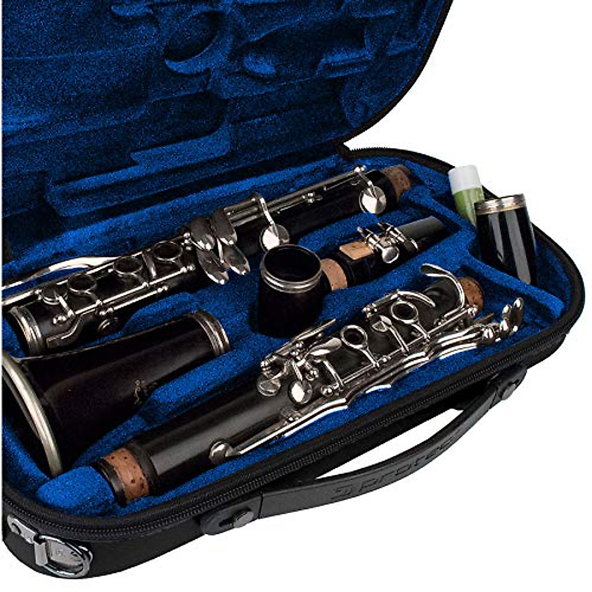 Protec ZIP Series Micro-Sized ABS Protection Clarinet Case, Black (BM307)
