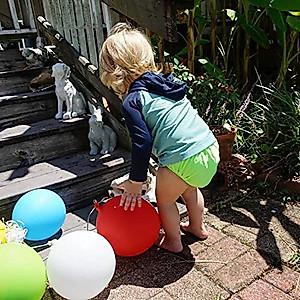 KaWaii Baby Swim Cloth Diapers, Washable Reusable One Size Adjustable to Fit 10-40 lbs Boy & Girl Baby Shower Gifts Swimming Lessons 3-Pack #4