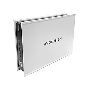 Avolusion Mini Pro-5X 2TB USB 3.0 Portable External Gaming Hard Drive - White (for PS5, Pre-Formatted) - 2 Year Warranty