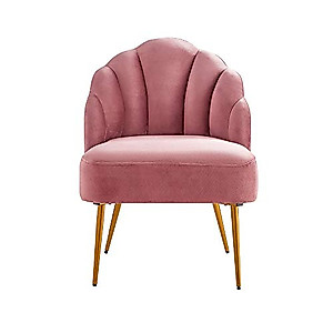 Ball & Cast Accent Chair, 26D x 23.5W x 32.25H in, Rose