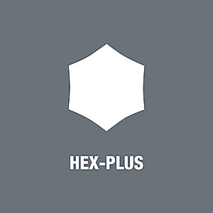 Wera - 5023451001 454/10 HF Set Imperial 1 Screwdriver Set T-Handle Screwdrivers Hex-Plus with Holding Function, Imperial, 10 Pieces