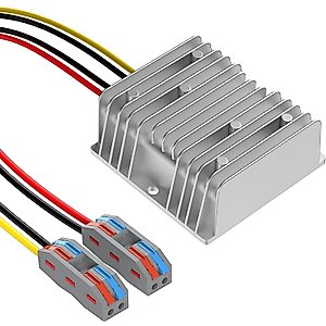 DC 36V/48V Step Down to 24V 10A 240W Voltage Regulator Buck Converter Golf Cart Reducer Power Converter Waterproof Module Transformer