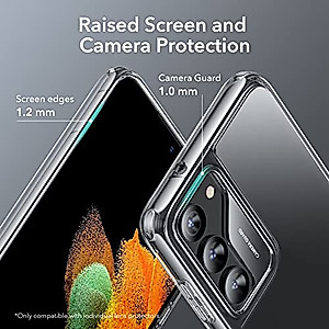 ESR for Samsung Galaxy S23 Plus Case, S23 Plus Phone Case with Stand, 3 Stand Modes, Military-Grade Drop Protection, Shockproof Slim Phone Cover, Case for Samsung S23 Plus, Boost Kickstand Case, Clear