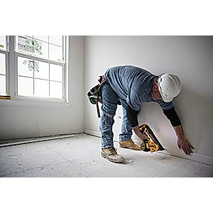 DEWALT 20V MAX Finish Nailer Kit, Angled, 15GA, Battery, Charger & Bag (DCN650D1)