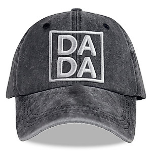 New Dad Gifts for Men, New Mom Gifts for Women, Funny Mama Dada Hat, Vintage Mom Life Dad Life Baseball Cap, Birthday Gift for Mom, Wife, Grandma, Aunt, Sister Dad, Husband, Grandpa, Uncle Black