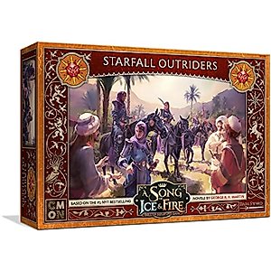CMON A Song of Ice and Fire Tabletop Miniatures Game Sand Starfall Outriders Unit Box - Swift Cavalry of The Dornish Sands, Strategy Game for Adults, Ages 14+, 2+ Players, 45-60 Min Playtime, Made