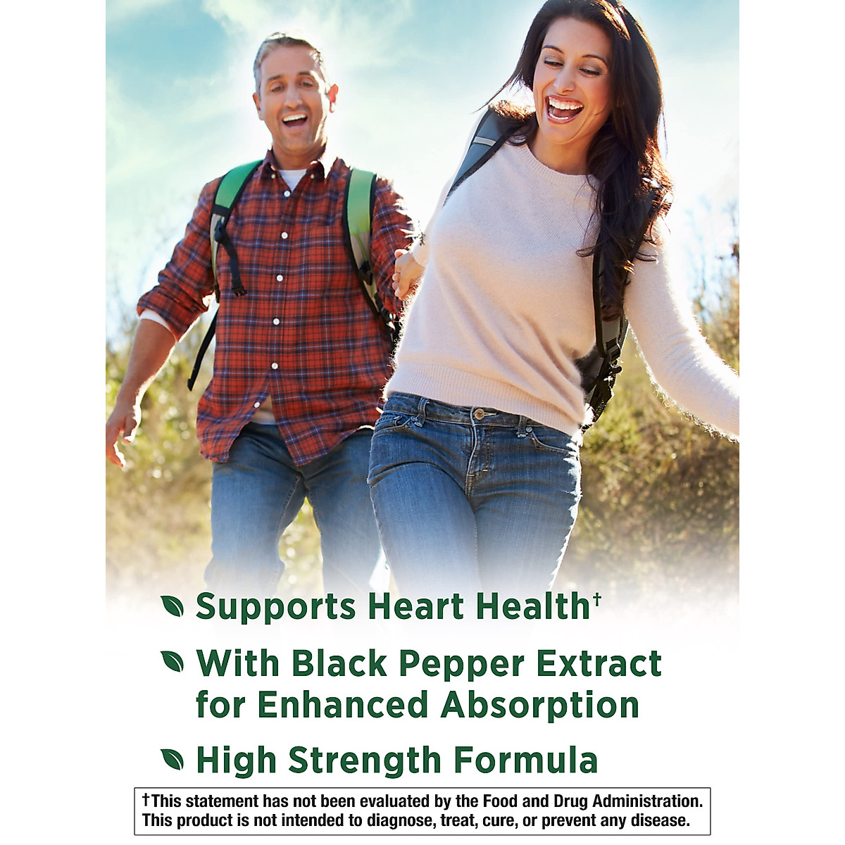 Nature's Truth CoQ10 200 mg Softgels | 50 Count | Enhanced Absorption Supplement | Plus Black Pepper Extract | Non-GMO, Gluten Free