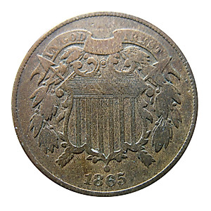 1864-1872 P Two Cent Piece Random Date Two Cent Very Good