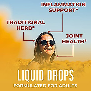 USDA Organic Turmeric Gold Liquid Drops by MaryRuth's | Liquid Herbal Blend | Turmeric Curcumin, Black Pepper, Cassia Cinnamon Bark, Ginger Root | Immune & Digestive Support | Non-GMO, Vegan, 1oz