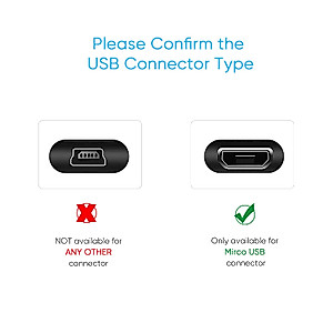 YQMAJIM Dash Cam Power Cord, 11 Ft Micro USB Charging Power Cable for Car Dash Camera Mirror Camera 90 Degree Angle Micro USB Cable