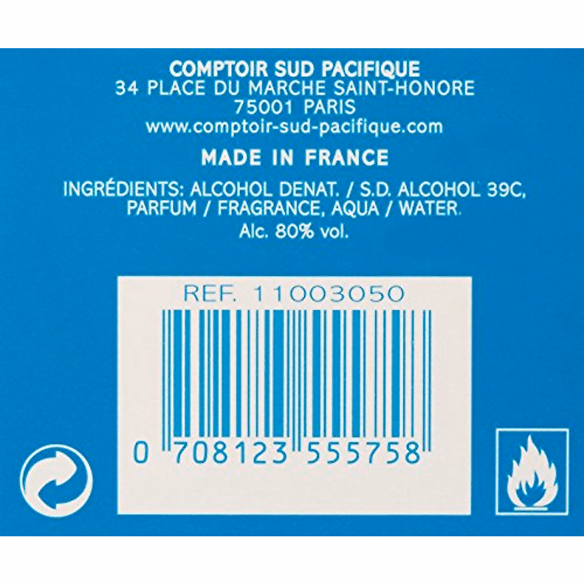 Comptoir Sud Pacifique Vanille Coco Eau de Toilette Spray, 1 Fl Oz