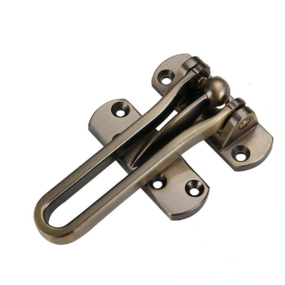 Security Hotel Bolt Door Chain Rear Lock Security Chain Door Buckle Anti-theft Buckle Door Lock Buckle - (Color: Sliver)