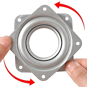 DMSTECH 2 Pack 3" Lazy Susan Turntable 200 LBS pounds Steel Ball Bearing Rotating Tray Strong Sturdy Table Cabinet Low Profile