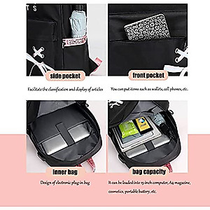 JinJuKPOP Backpack Merchandise Set Casual Backpack Messenger Bag School Bag College Bag Laptop Bag With Pencil Case Bag