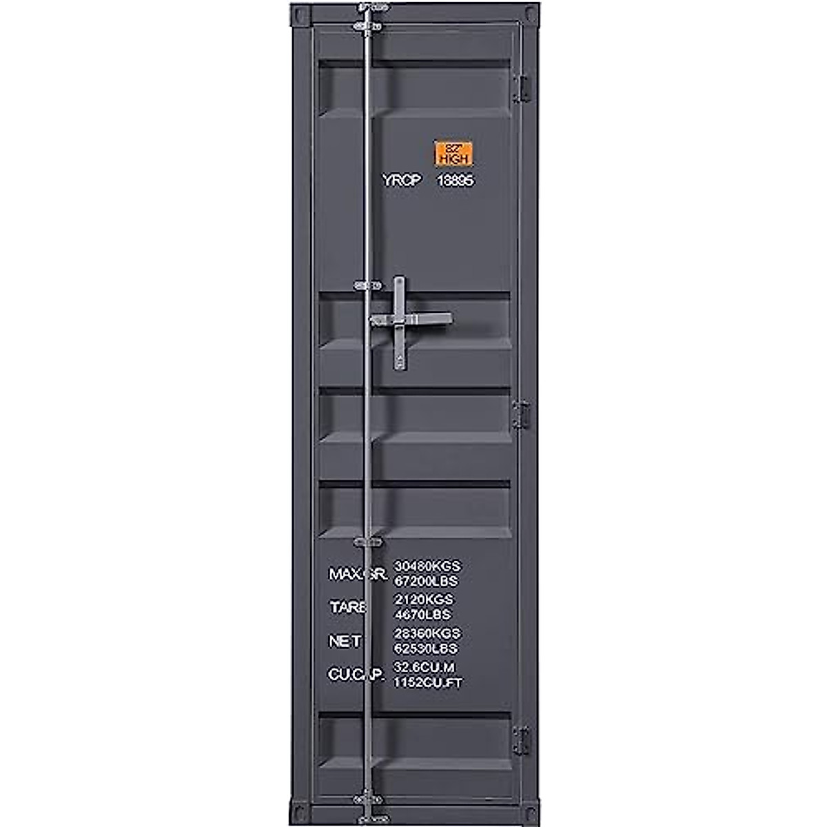ACME Cargo Wardrobe (Single Door) - - Gunmetal