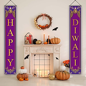 Diwali Decorations for Home Banner Diwali Light Diyas Peacock Diwali Decor Indian Diwali Decorations and Supplies for Home Board Wall Hanging