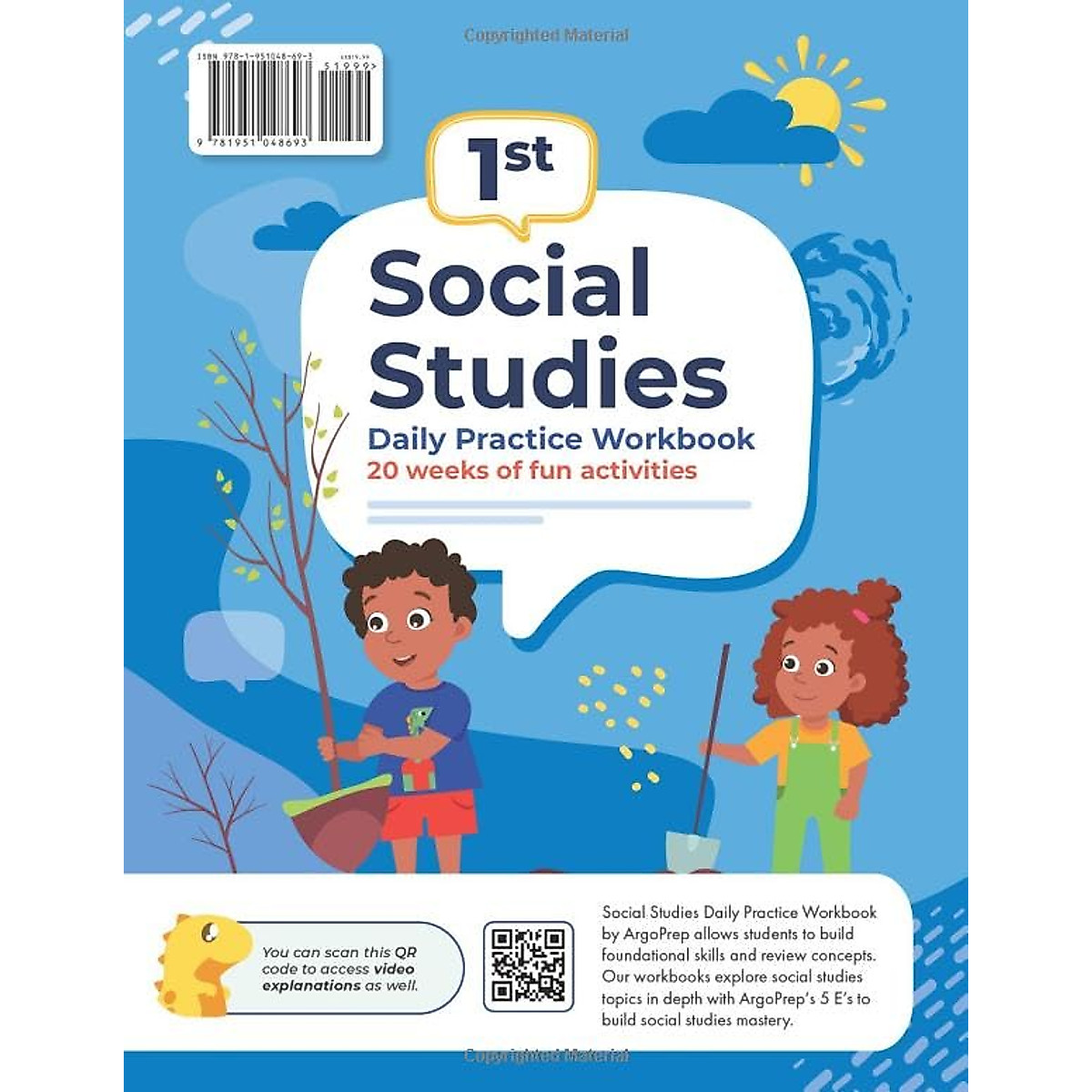 1st Grade Social Studies: Daily Practice Workbook | 20 Weeks of Fun Activities | History | Civic and Government | Geography | Economics | + Video ... Each Question (Social Studies by ArgoPrep)