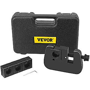 Mophorn 7843B Manual A/C Hose Crimper Kit,Handheld Air Hose Crimper Tool Kit with 4 Dies Whole Set #6#8#10#12,A/C Hose Crimper Repair Tool Kit Die Set,for Crimping Automotive Air Conditioning Pipes
