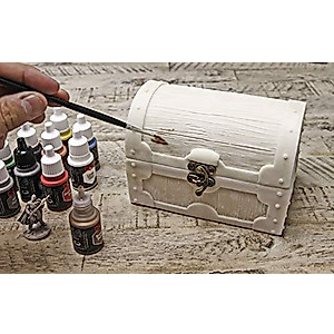Forged Dice Co. Mimic Chest Dice Storage Box - Holds up to 5 Sets of Polyhedral Dice or 35 Dice - Compatible with Dungeons & Dragons