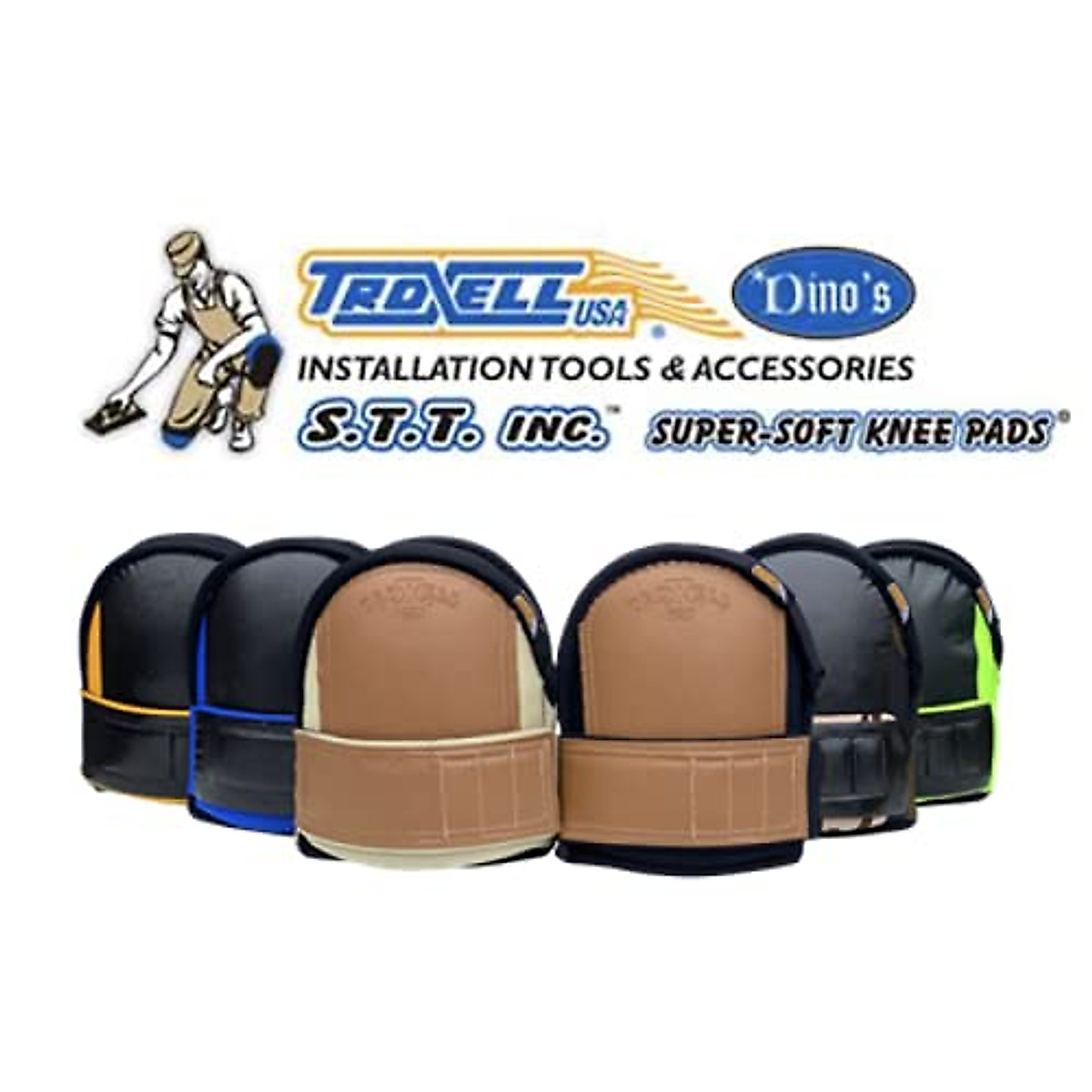 TROXELL USA - SuperSoft Knee Pads (Large Size/Bagged in Pairs)