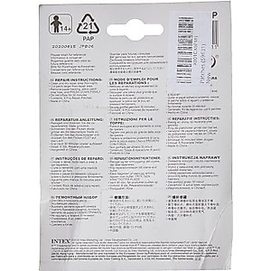 Intex Wet Vinyl Plastic Repair Patch. 6 Count