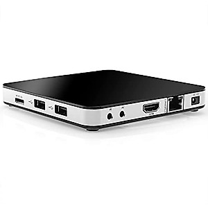 TVIP MANC Android TV Box v.605 4K HEVC HD Streaming Media Player High Performance Linux / Android 9 Stalker 2X USB - Memory Storage Capacity 8 GB