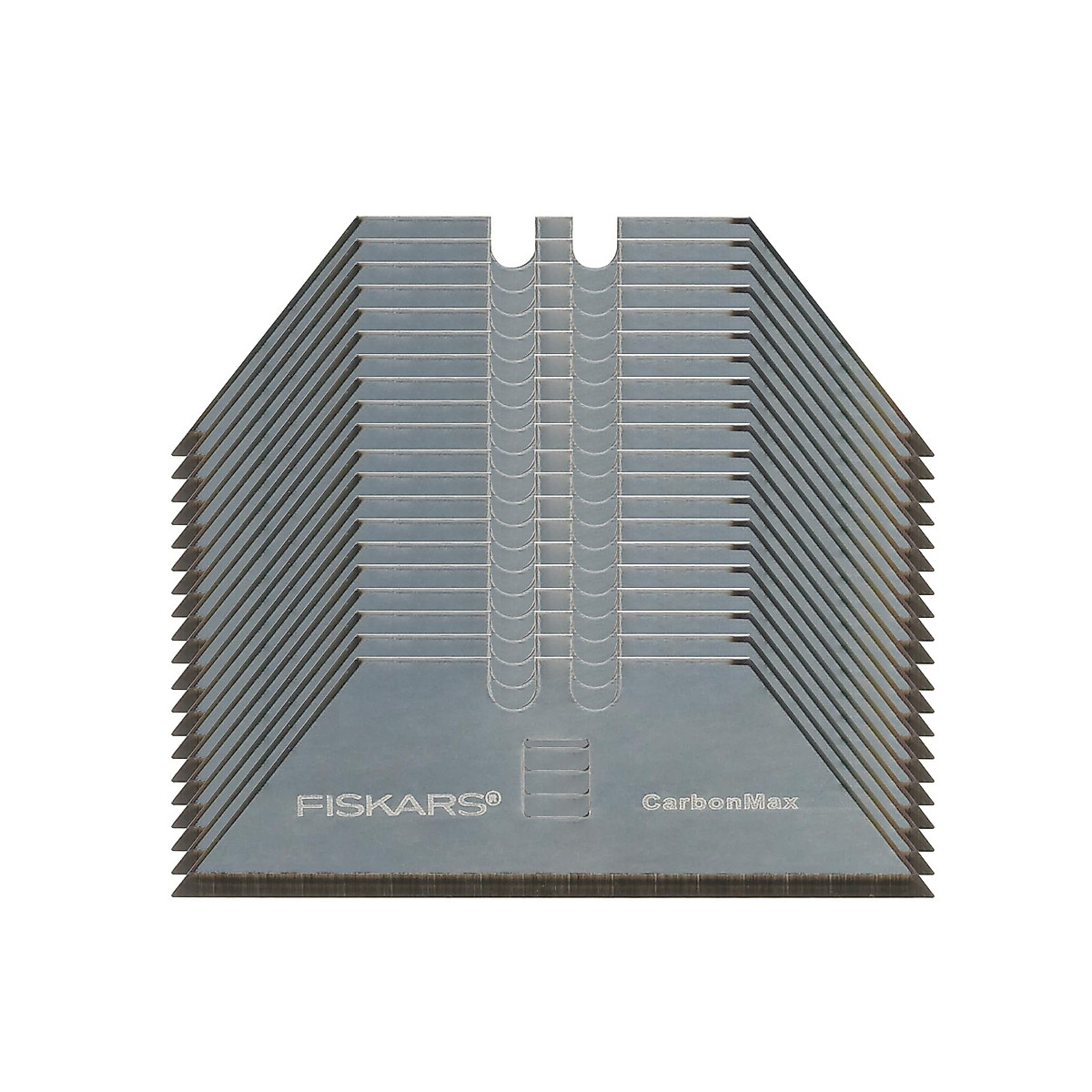 Fiskars Pro CarbonMax Utility Knife Blades, Replacement Blades made with Carbon Steel, 3/4 Inches, Pack of 20 Blades