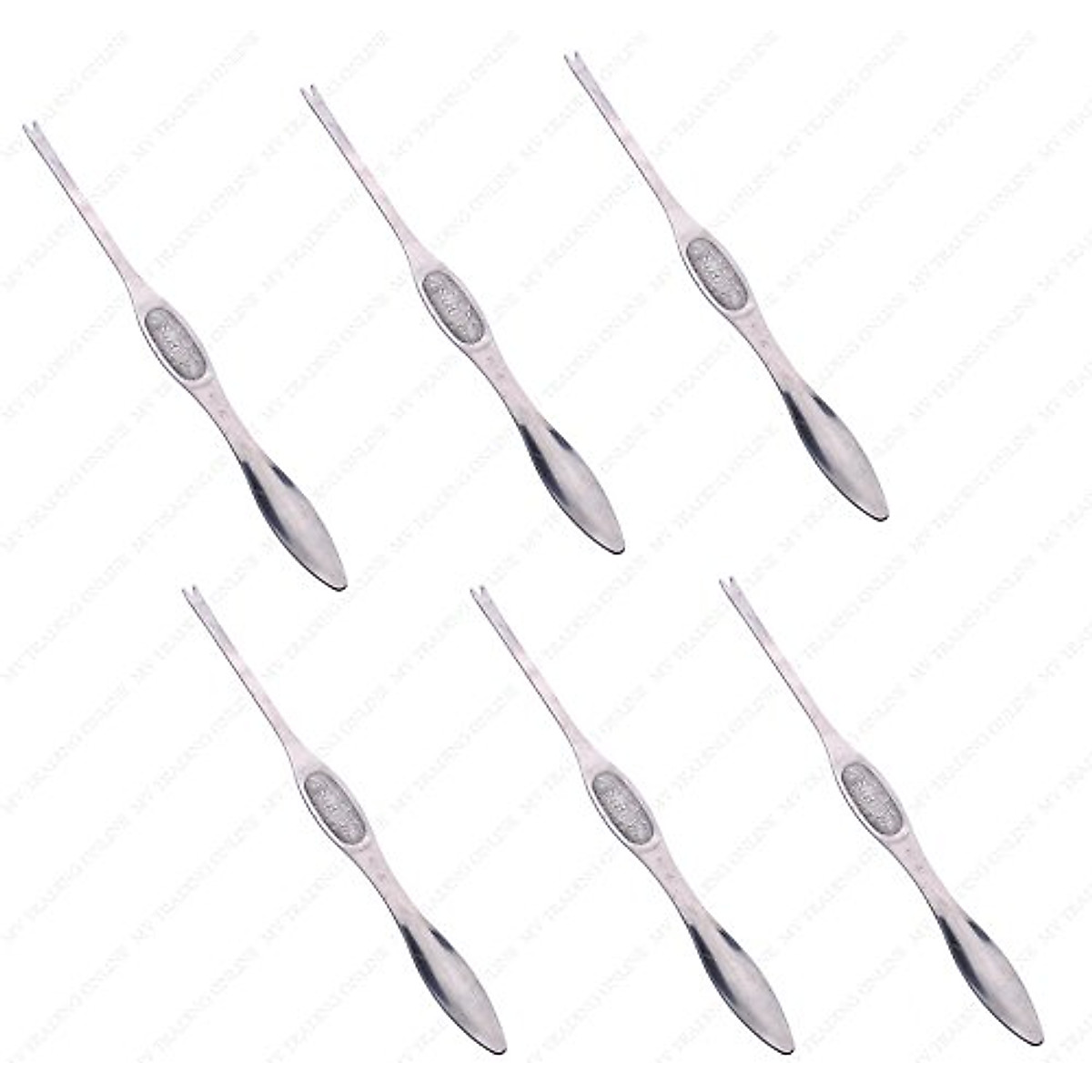 Stainless Steel Seafood Lobster/Crab Picker Fork, 8 Inches (Long), Set of 6 Picks/Forks
