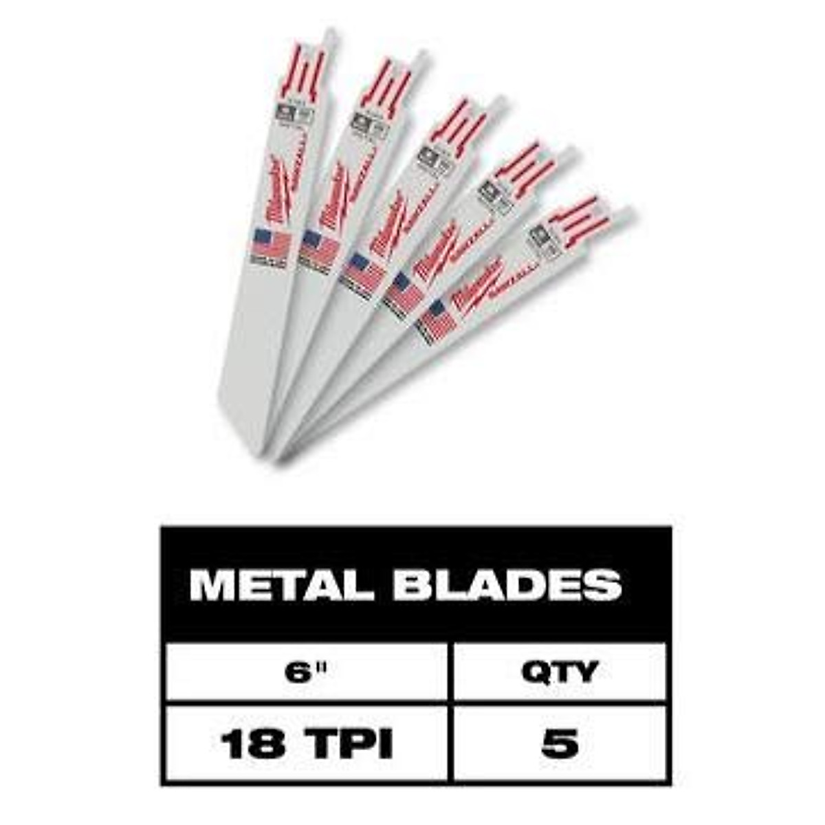 Milwaukee 49-22-1110 U 10 pc Sawzall Blade Kit with Case + 10 Free Blades